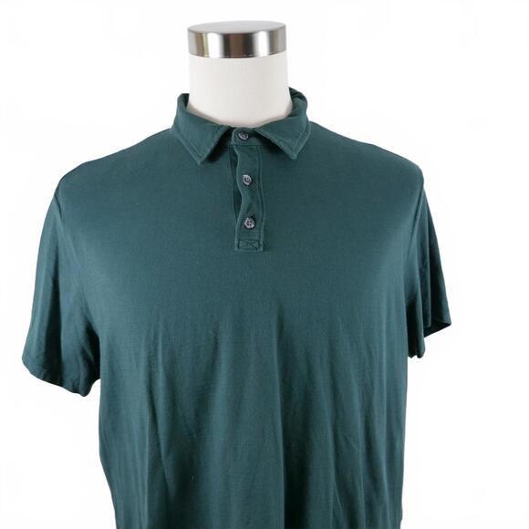 Marc Anthony | Shirts | Marc Anthony Mens Short Sleeve Dark Green Polo ...